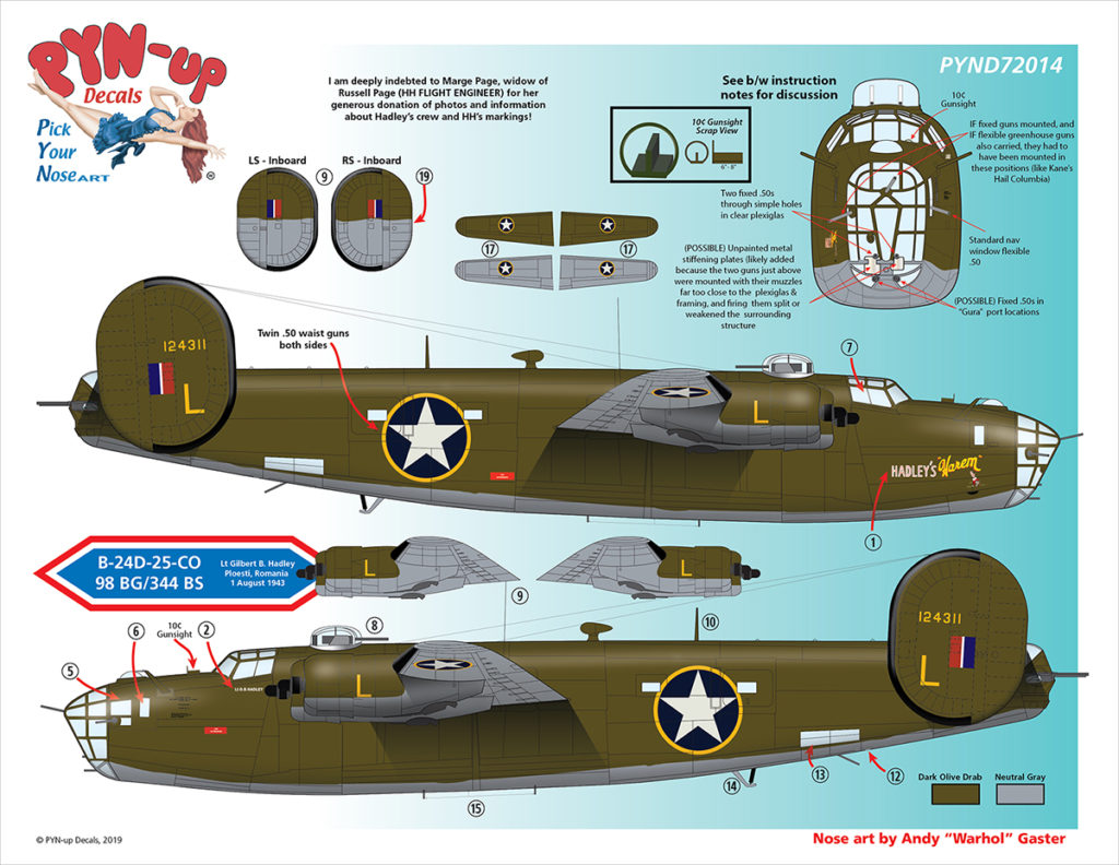 B-24D Hadley’s Harem – MAJOR REVELATION! | Dragged Through The Mouth of ...